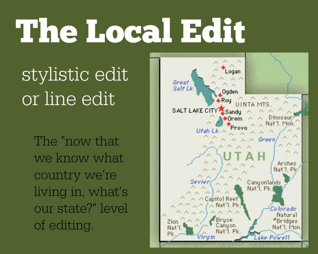 Levels of Edits – Working on it!